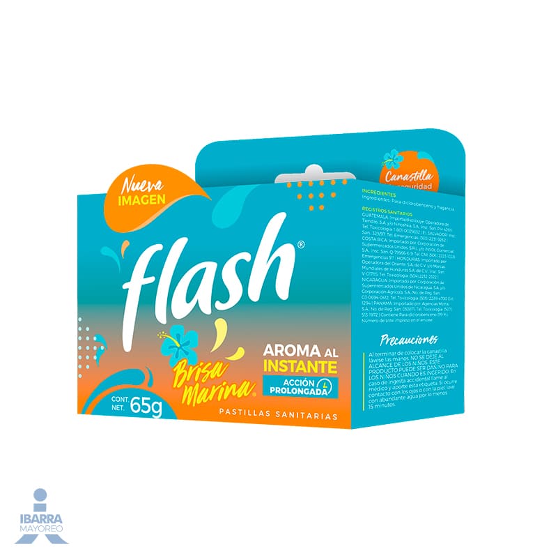 Pastilla Sanitaria Flash Brisa Marina 65 g – Mayorista Ibarra