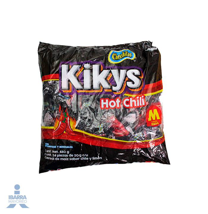 Chechitos Chechi Kikys Hot Chili Mega 24 pzas. – Mayorista Ibarra