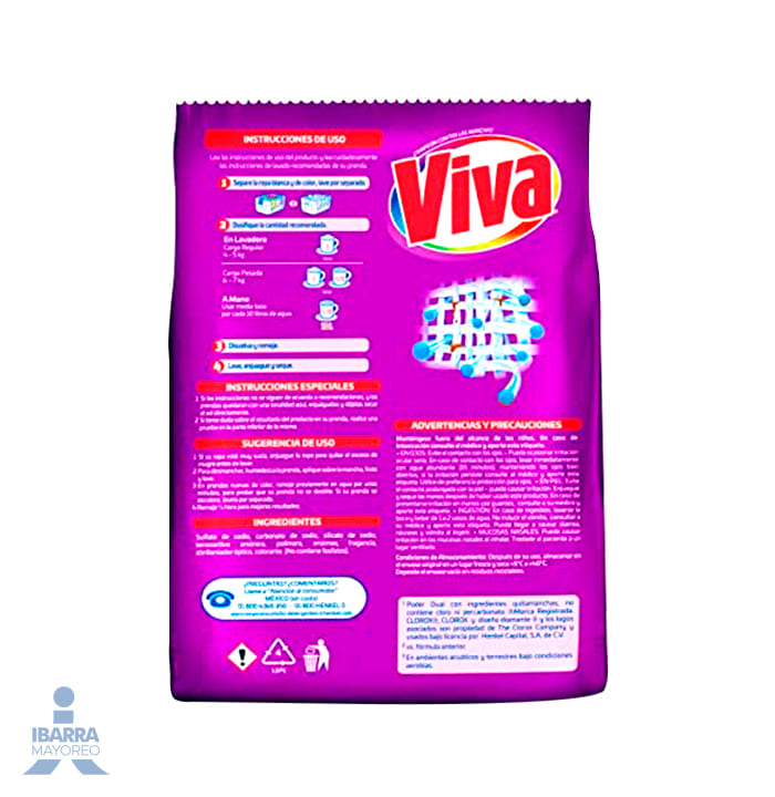 Detergente Viva Lavanda 850 g – Mayorista Ibarra